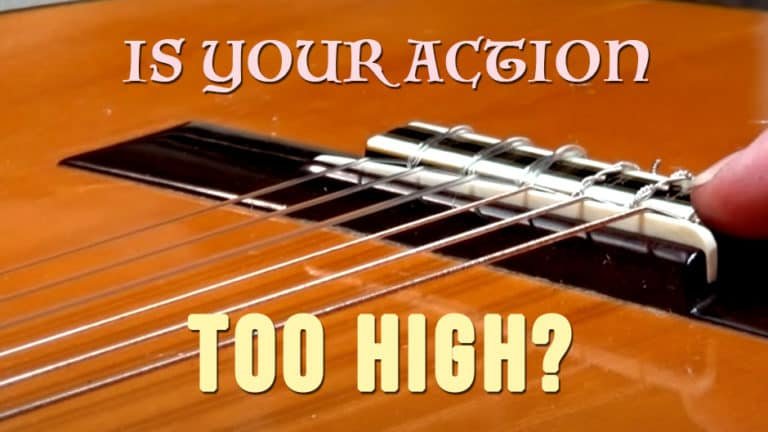 Classical Guitar Action Too High? Fix it. – Nylon Plucks