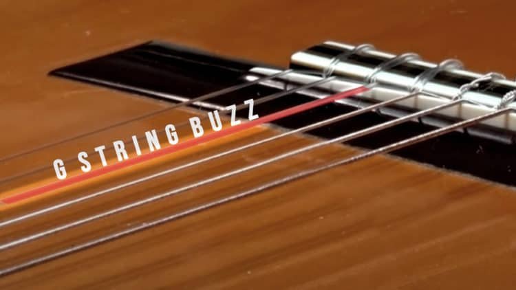 G String Buzzing On Your Classical Guitar? Fix It – Nylon Plucks